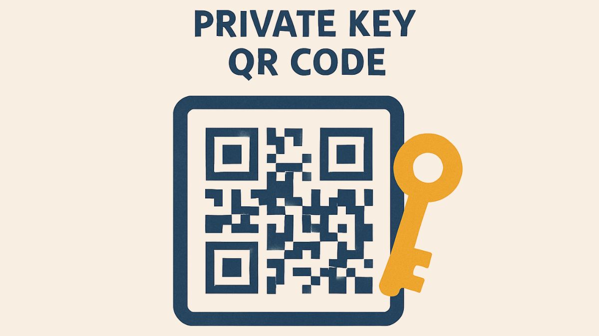 Generate Blockchain Private Key QR Code Securly And Access