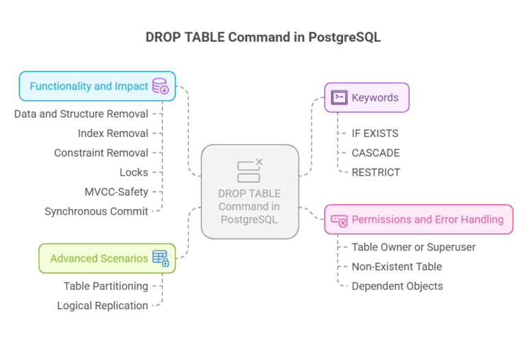 What Are DROP TABLE Command in PostgreSQL With Example