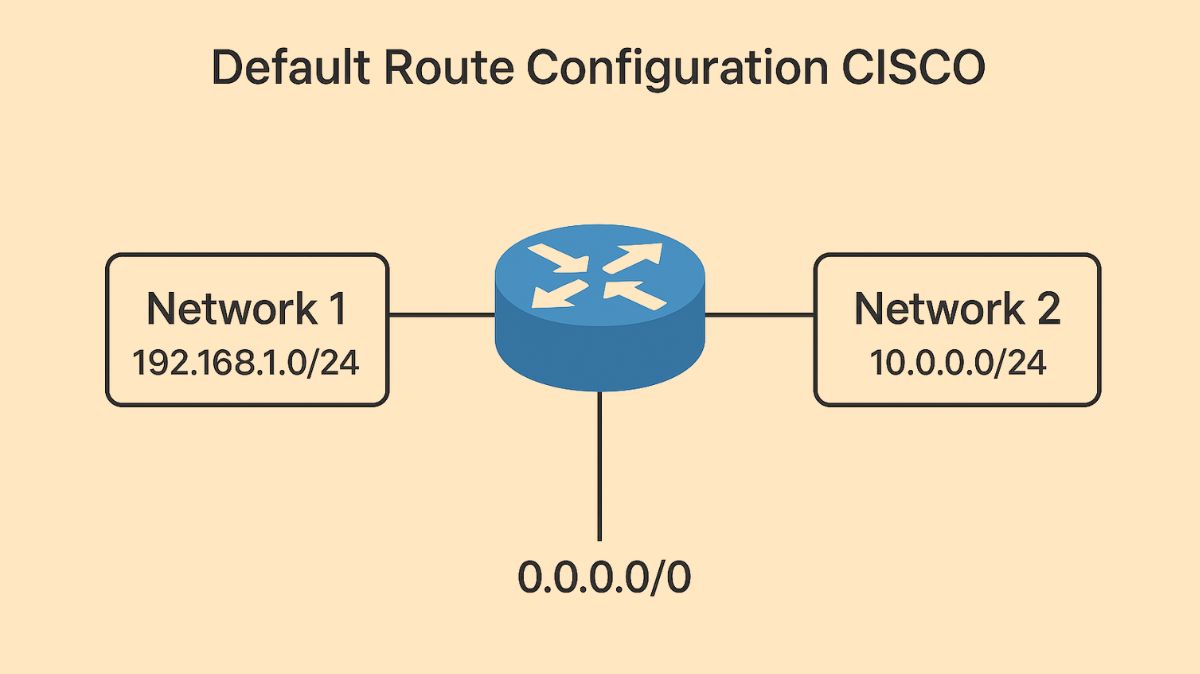 Static And Default Route Configuration CISCO Differences
