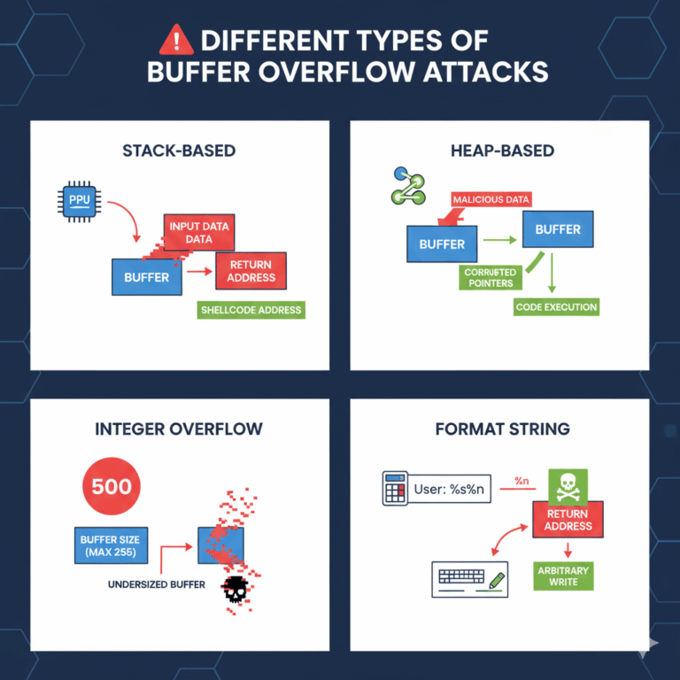 Different Types Of Buffer Overflow Attacks And Advantages