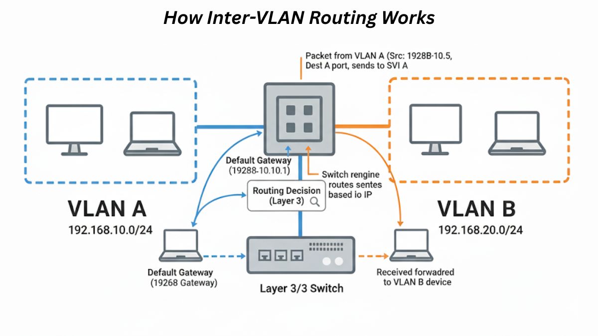 What Is Inter VLAN Routing And How Inter VLAN Routing Works