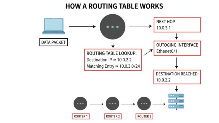 How Does A Router Table Work, Types of Routing Table Entries