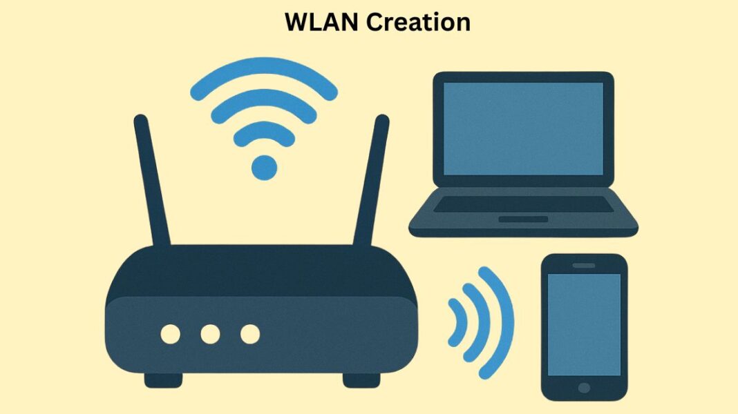 Wireless Local Area Network WLAN Creation and Components