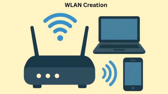 Wireless Local Area Network WLAN Creation and Components