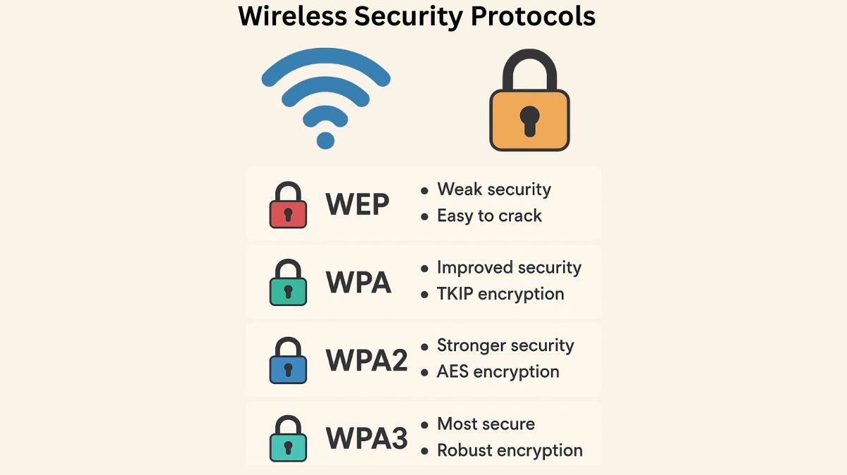 What is Wireless Security Protocols and Authentication Modes