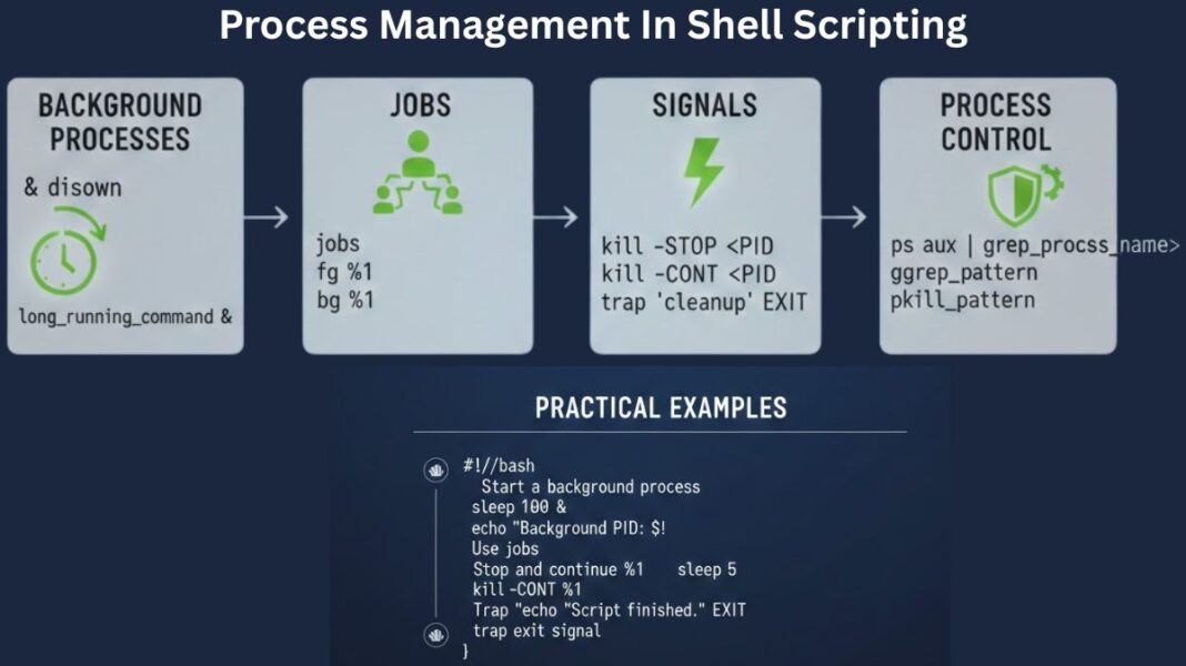 Process Management In Shell Scripting: Commands & Examples