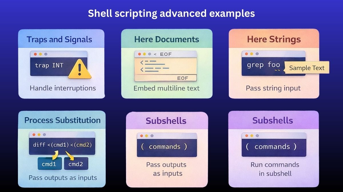 Shell Scripting Advanced Examples & Optimizing Shell Scripts