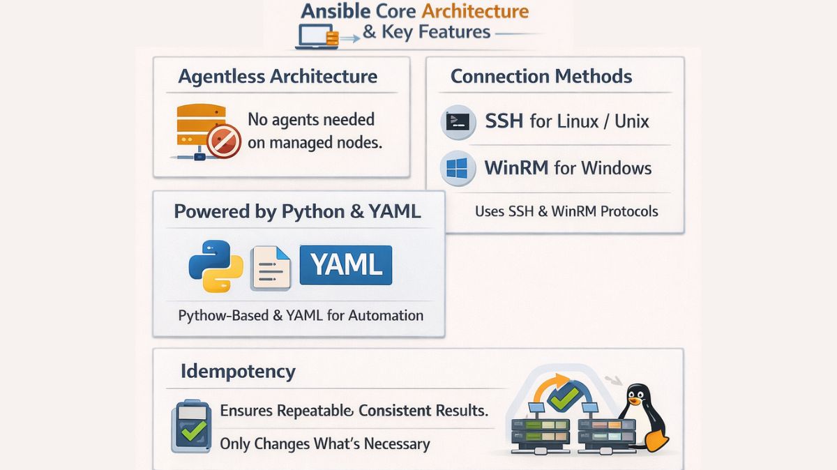 Ansible CCNA Architecture, Components And Key Features