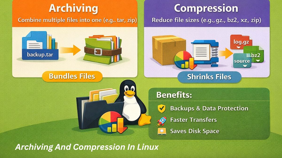 Archiving And Compression In Linux With Practical Examples